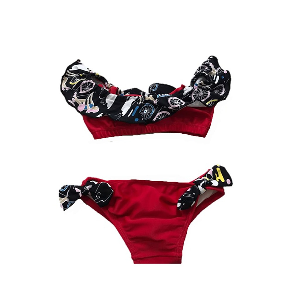 Biquíni Infantil Ciganinha Best Fit Vermelho Usebestfit